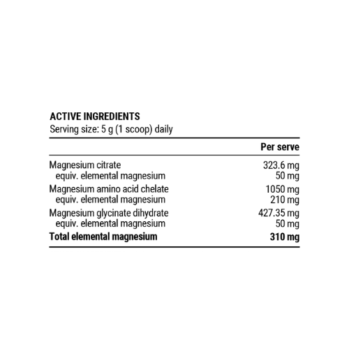 Pillar Performance Triple Magnesium Powder - Power Supps